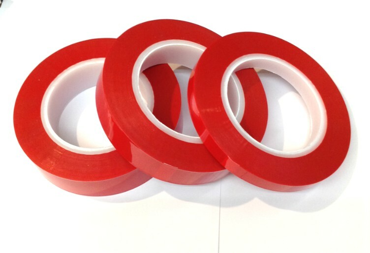 LOT OF (6) 1" HIGH TACK RED POWDER COATING PLATING ANODIZING MASKING ...