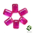 6x4 mm Certified Natural Ruby Octagon Cut Lot 06 Pcs 3.78 CTS Loose ...