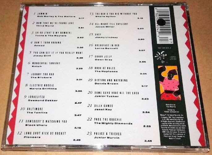 JAMMIN'-CD-Bob Marley,Third World,Jimmy Cliff,Desmond Dekker,Mighty ...