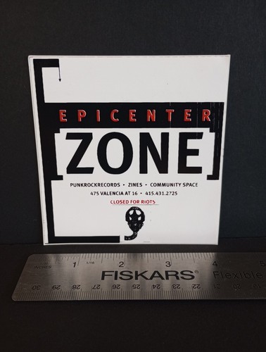 Vintage Punk Music Epicenter Sticker Decal RARE | eBay