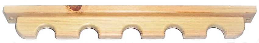 Pine Wooden Gun Rack 5 Barrel Rests Rifle Shotgun Closet Wall Mount | eBay