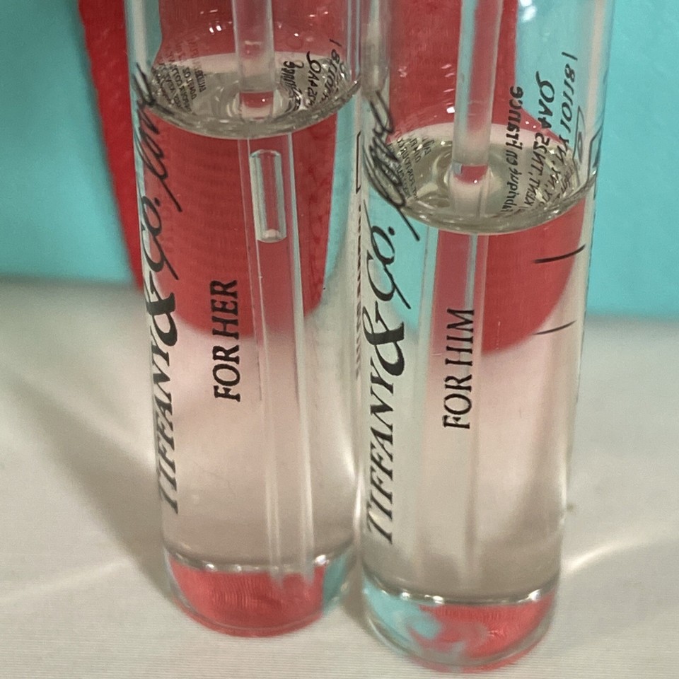 Tiffany&Co Love Him Her 0.04 fl oz Blotter Cards 2019 Catalog Gift Bag ...