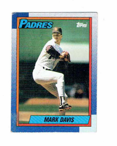 Mark Davis Padres Pitcher #205 Topps 1990 Baseball Card | eBay