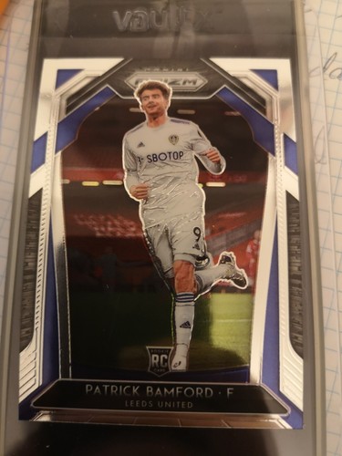 Patrick Bamford Rookie Card Leeds United premier league Panini Prizm ...