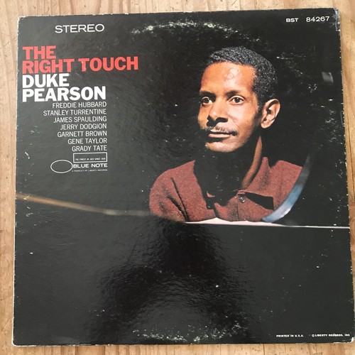Duke Pearson "The Right Touch" LP Blue Note 84267 Van Gelder VG+ ...