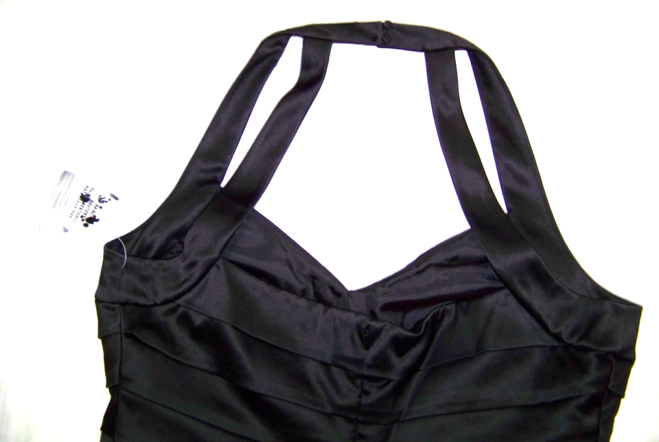 Rena Rowan Black Cocktail Sleeveless Dress - 16 New with Tags | eBay