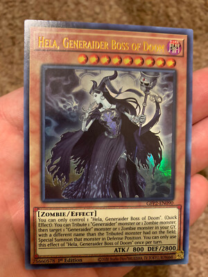 Yu-Gi-Oh! TCG Hela, Generaider Boss of Doom Ghosts From the Past: The ...