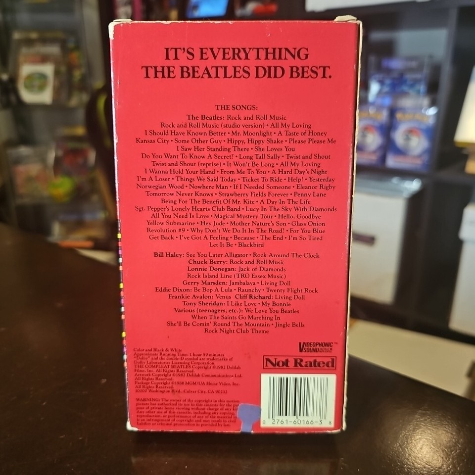 Beatles, The - The Complete Beatles (VHS, 1982) ,MGM HOME VIDEO ...