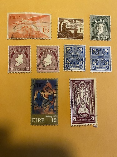 9 Old Ireland Used Stamps | eBay