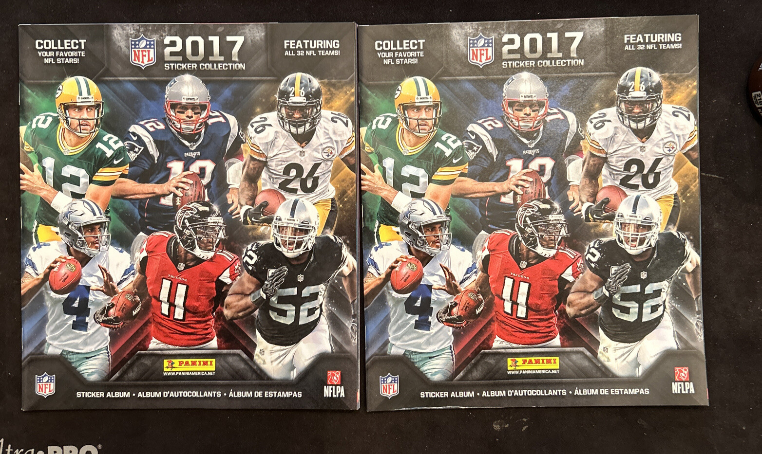 (2) 2017 Panini NFL Sticker Collection Album Book 10 Stickers. New. Tom ...