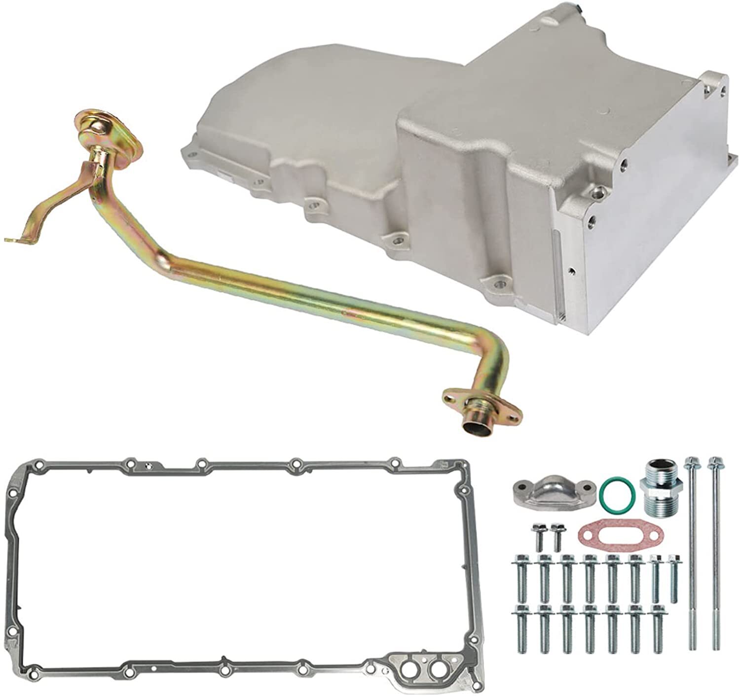 302-1 Aluminum LS Swap Retrofit Oil Pan Kit For Chevy GM LS1 LS2 LS3 ...
