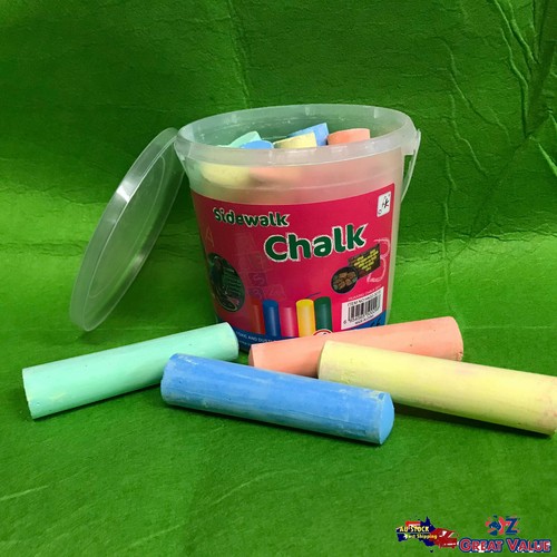 15 Sticks Jumbo Colors Chalk Rainbow Chalk Fun Washable Sidewalk HK02 ...