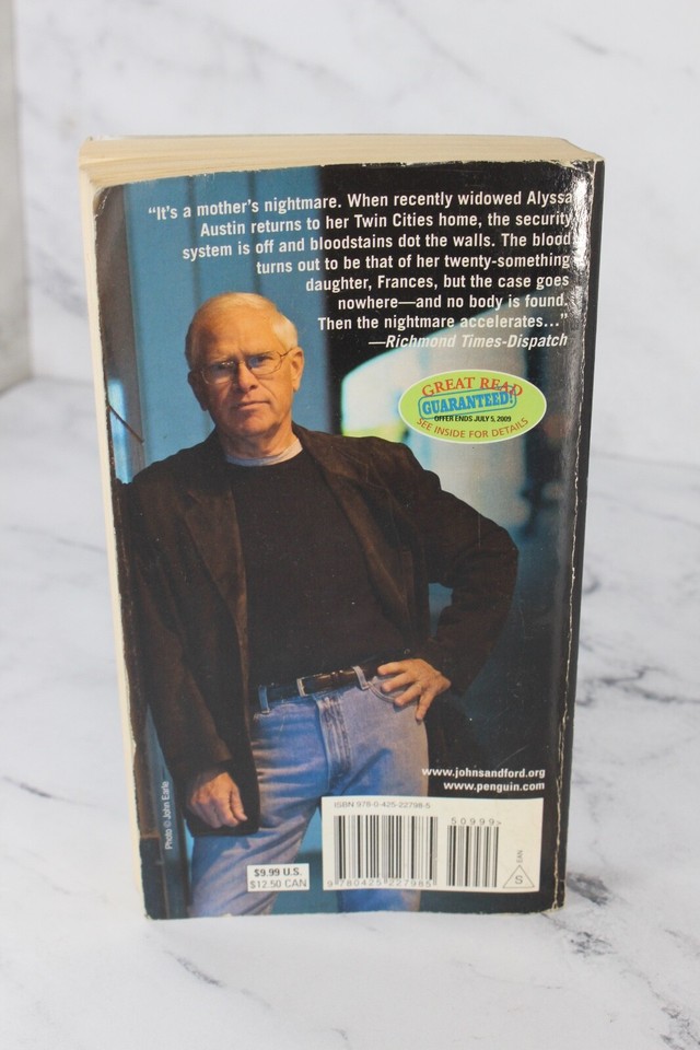 PHANTOM PREY By John Sandford 2009 Tall Mass Market Paperback ...