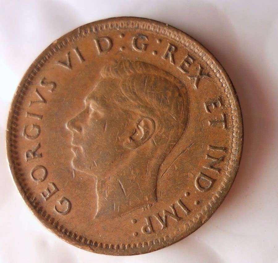 1945 CANADA CENT - Excellent Collectible Coin - FREE SHIPPING - Big ...