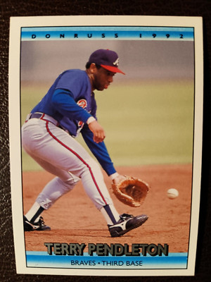 TERRY PENDLETON ATLANTA BRAVES 1992 DONRUSS BASEBALL CARD #237 | eBay