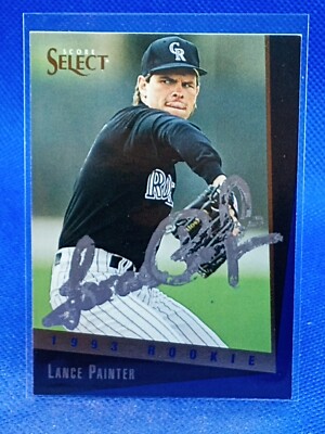 AUTOGRAPH AUTO Lance Painter 1993 Score Select #48T | eBay