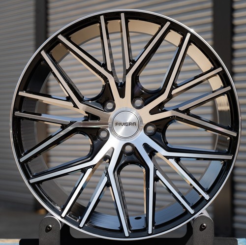 22"/Mercedes GLE/Riviera RV130 Flow Formed/Gloss Black/Pol/10.5j/Alloy ...