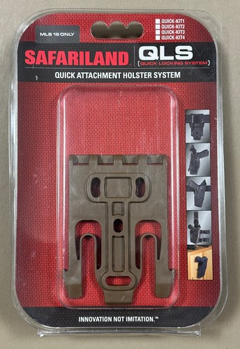 Safariland QLS 19 Quick Duty Holster Locking Fork System Coyote Brown ...