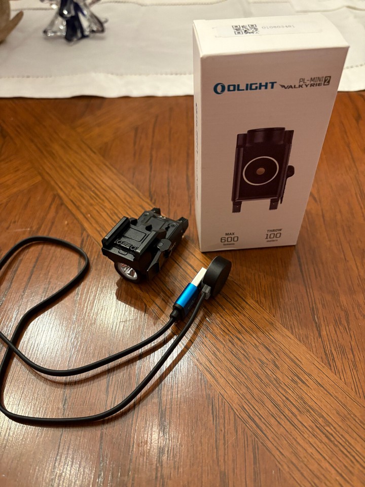 Olight PL-Mini 2 Valkyrie 600 Lumens Glock Quick Release USB ...