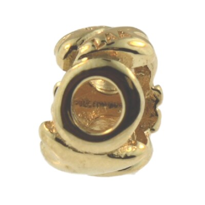 Authentic Trollbeads 18K Gold 21144O Letter Bead O, Gold :0 | eBay