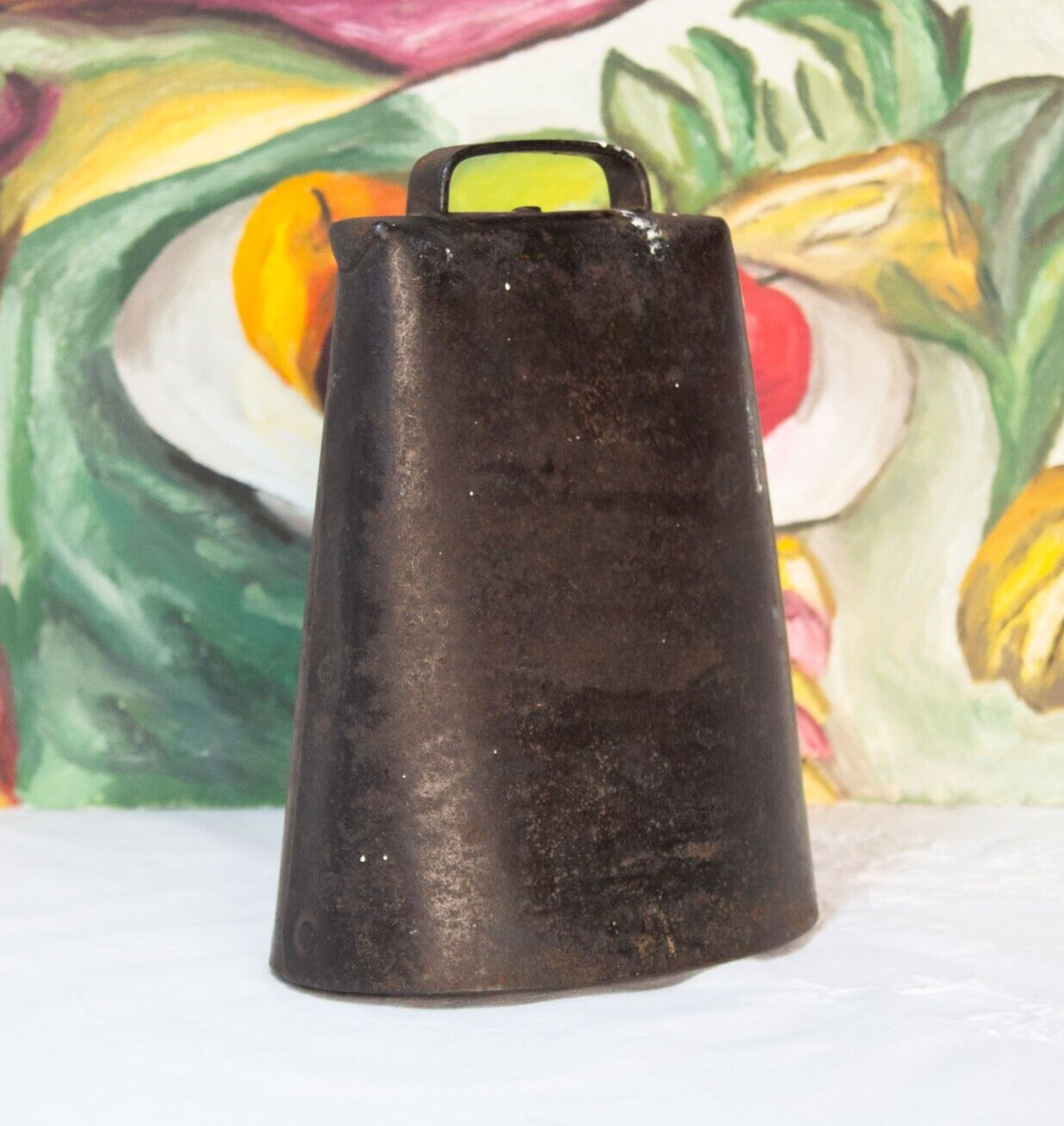 Antique Wrought Iron HUGE Cow Bell Primitive Decor | eBay