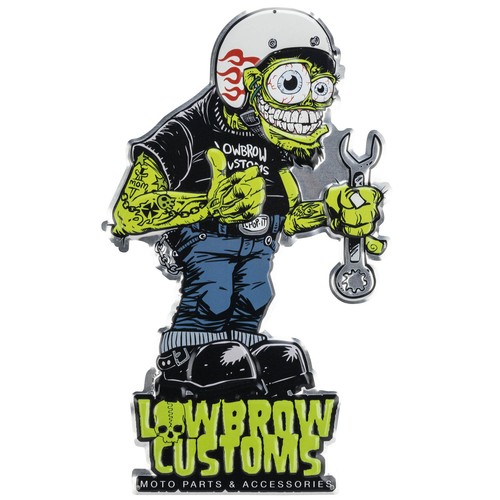 Lowbrow Weirdo Metal Shop Signs Made in USA hot rod chopper | eBay