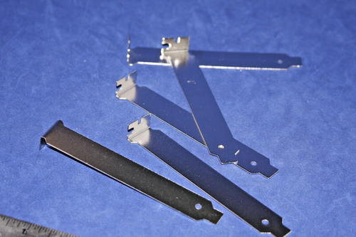 * NEW * PC PCI Card Slot Cover Plate Blanking Blockout Case Bracket ...