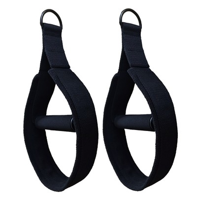 Double Loop Straps Training Belt Polar Fleece Yoga Straps Double Loop ...