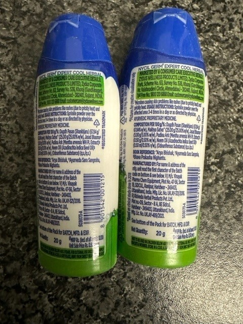 *NEW* Nycil Cool Powder Prickly Heat Powder 20g Baby Offer 2 for £3.00 ...