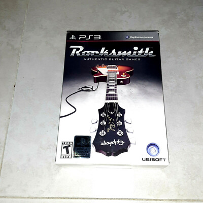 Brand New & Sealed! Rocksmith Playstation 3 Game with Real Tone Cable ...