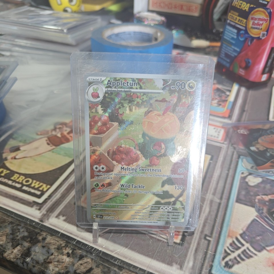 Appletun 211/191 - Illustration Rare - Surging Sparks Pokemon Card MINT ...