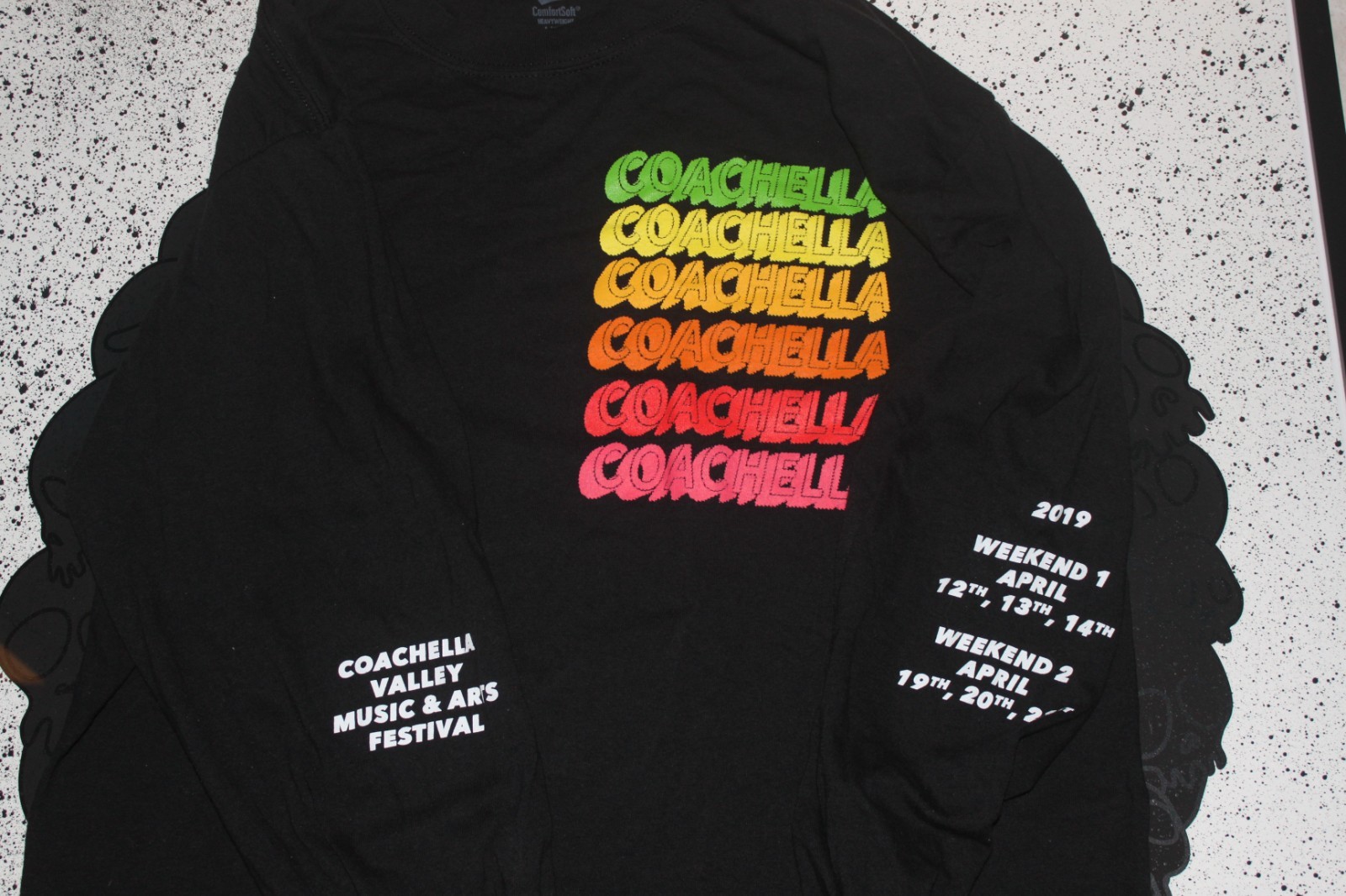 coachella merch long sleeve shirt 2019 large | eBay