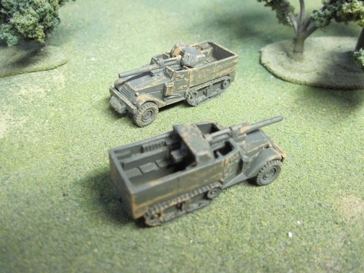 15mm WWII GMC 3inch Anti-tank Halftrack platoon (5 vehicles) | eBay