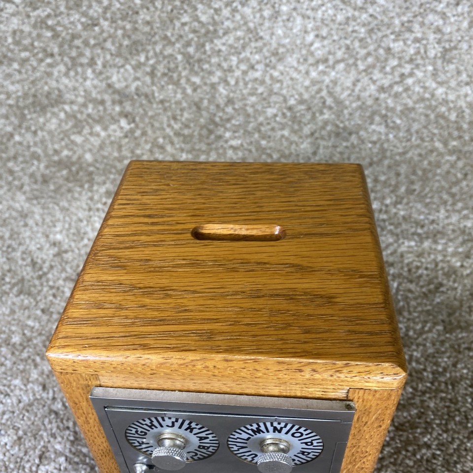 Antique Original US Post Office Lock Box w/ Combo, Piggy Bank, Box 106B ...