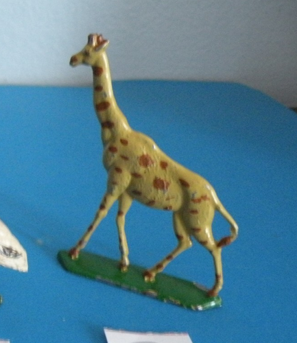 Giraffe wild zoo animal lead toy figure L35 | eBay