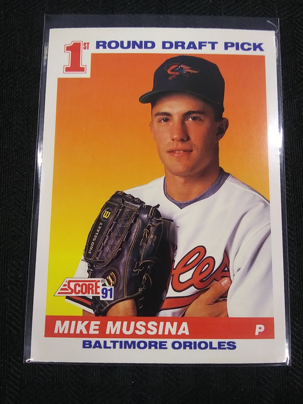 Mike Mussina 1991 Score Baseball Rookie Card #383 -1st Rd. Draft Pick ...