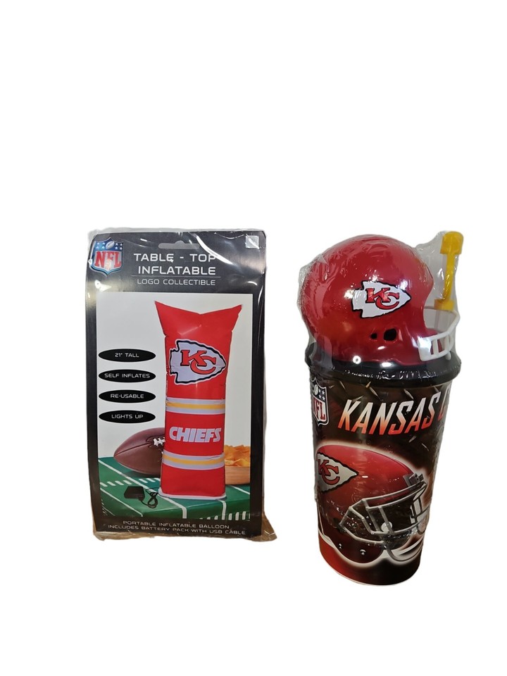 Kansas City Chiefs Large Cup And Tabletop Inflatable New | eBay