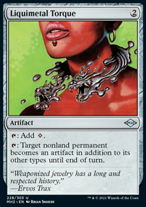Magic the Gathering MTG Liquimetal Torque (228) Modern Horizons 2 NM | eBay
