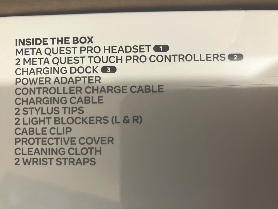 Meta Quest Pro - Black VR headset system NIB New 256gb 12gb ram - FREE ...