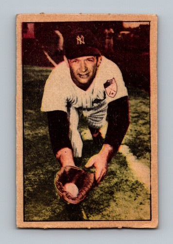 1952 Berk Ross JOE COLLINS VG-VGEX New York Yankees Baseball Card | eBay