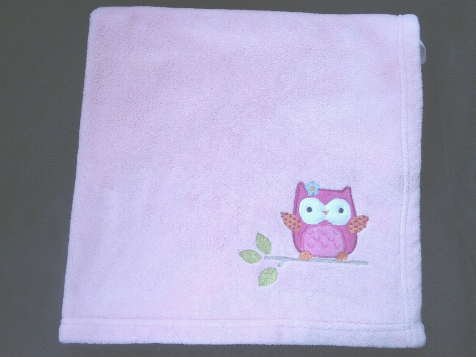 Circo Pink Infant Blanket Appliqued Owl | eBay