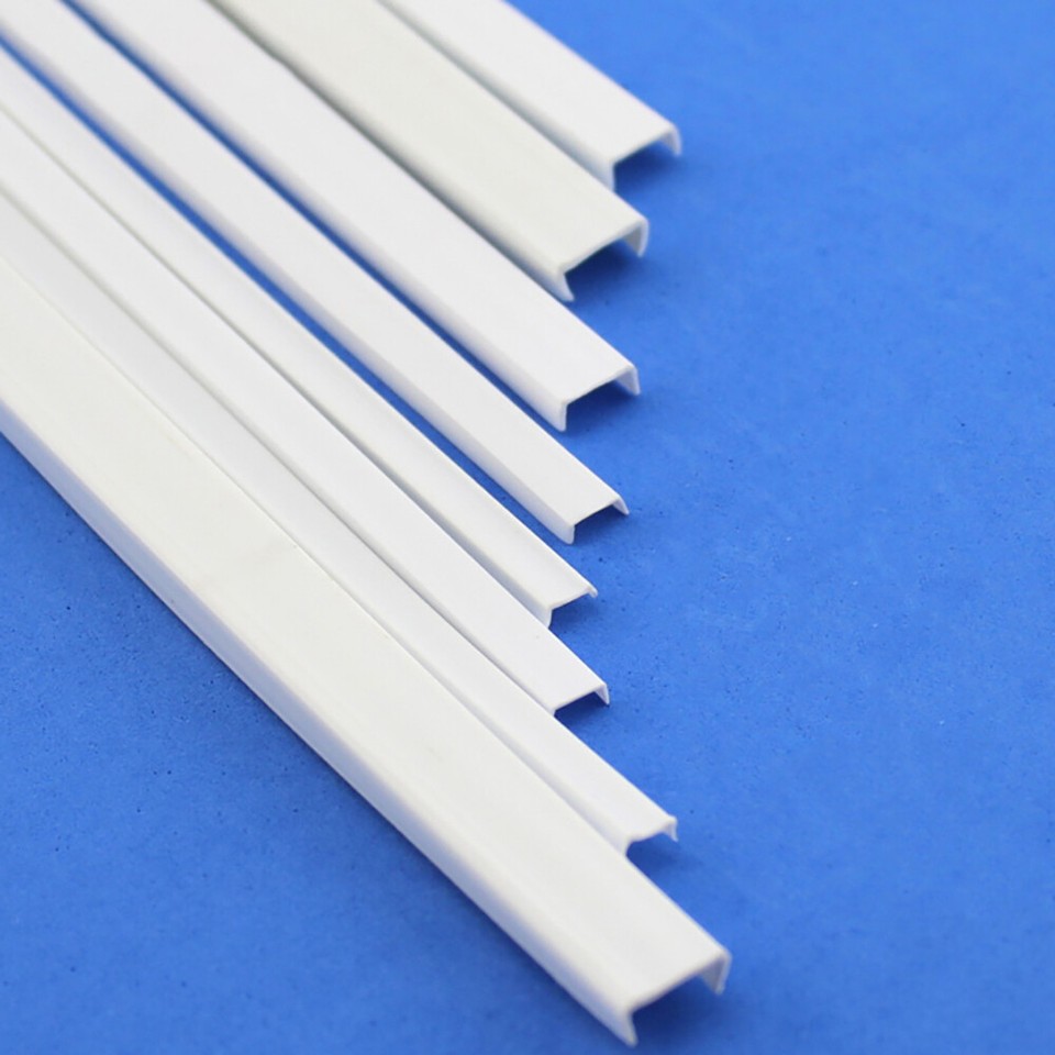 ABS Bar Tube Styrene Plastic Strip/Round/Square/Angles Rod DIY Model ...