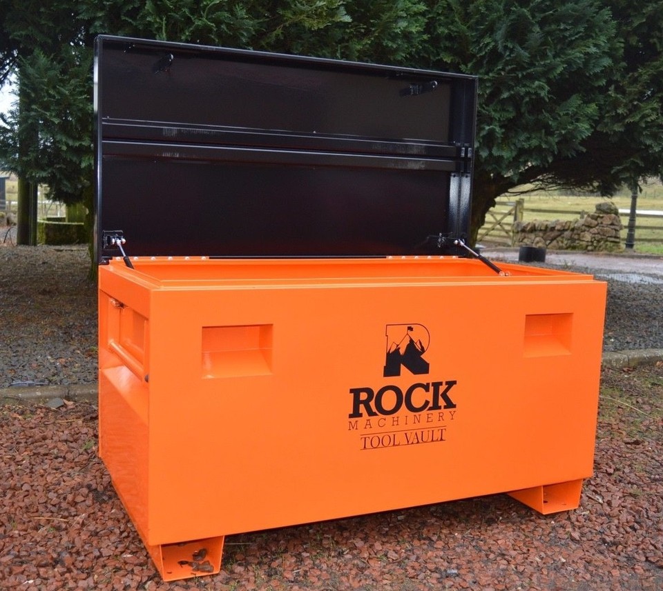 Steel Job Site Tool Box Van forklift Garage Vault Site Security By ...