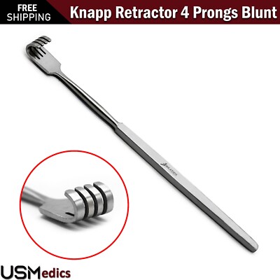 Surgical Dental Ophthalmic Knapp Retractor 4 Prongs Blunt Medical ...