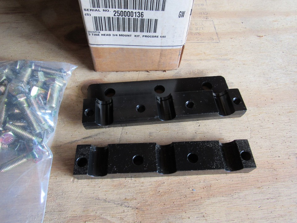 Toro Pro Core 648 Aerator - 3 Tine Head Mounting Tine Kit 3/4", (Part ...