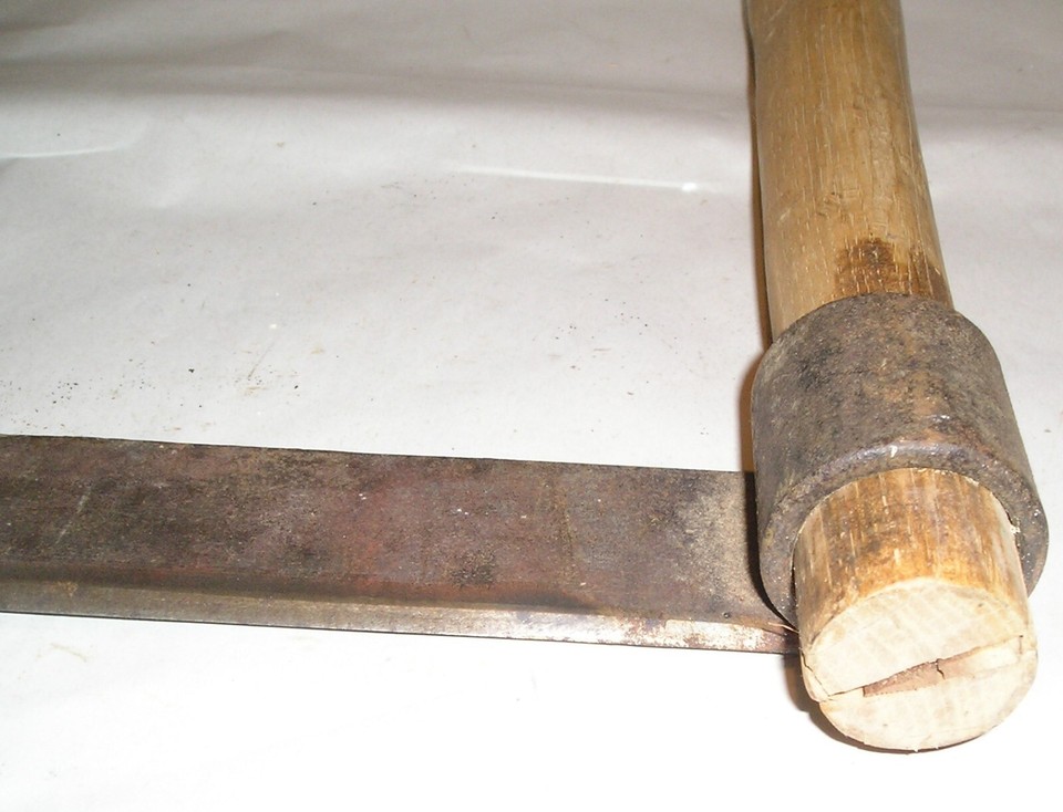 Vintage Froe - Shingle Shake Splitting - Woodworking - w/Wooden Handle ...
