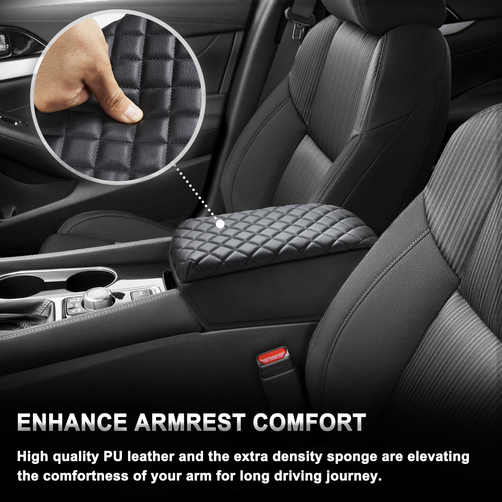 Fit 2016-2024 Nissan Maxima Center Console Lid Armrest Cushion Pad ...