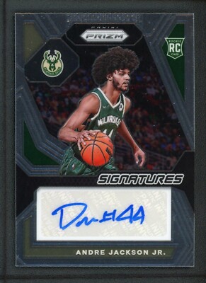 2023-24 ANDRE JACKSON JR AUTO PANINI PRIZM SIGNATURES ROOKIE RC ...