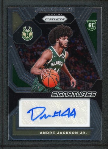 2023-24 ANDRE JACKSON JR AUTO PANINI PRIZM SIGNATURES ROOKIE RC ...