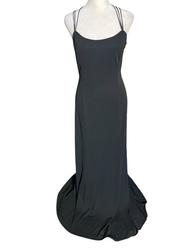 Vtg 90s Y2K Jones New York Spaghetti Strap Gown Formal Dress Racerback ...